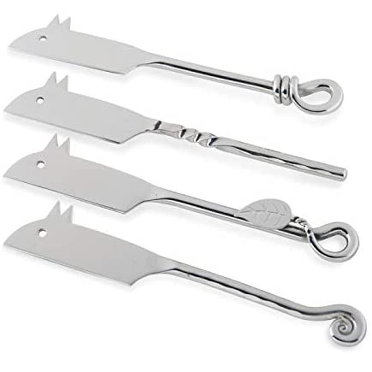 Set of 4 Mice Cheese Knives Servers - Interior Flair