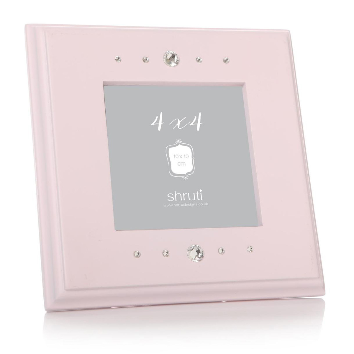 Pale Pink Gem Square Photo Frame - Interior Flair