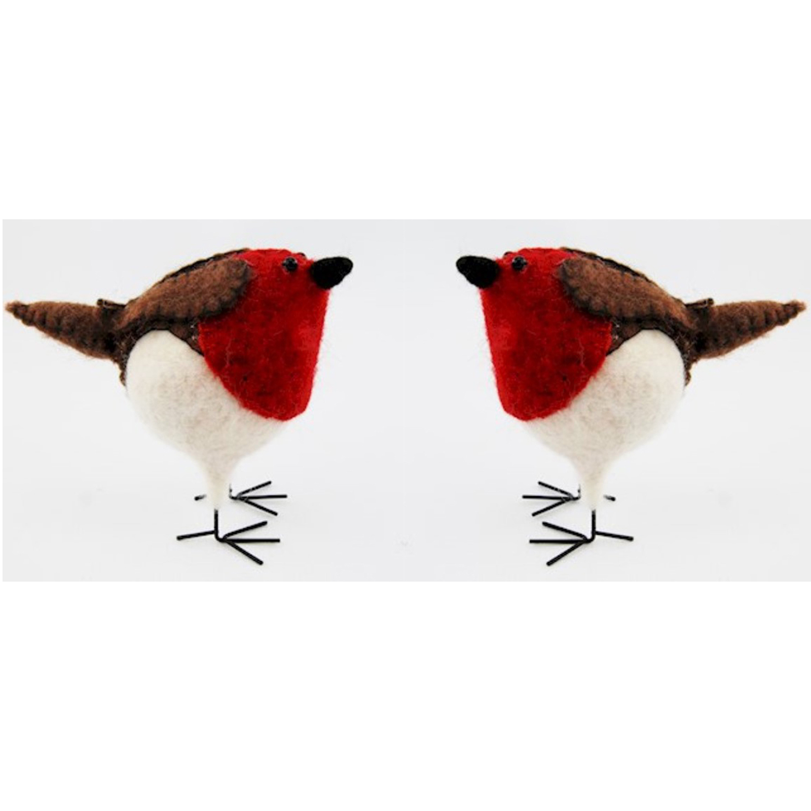 7630 Standing Robin Decorations Set of 2 - Interior Flair