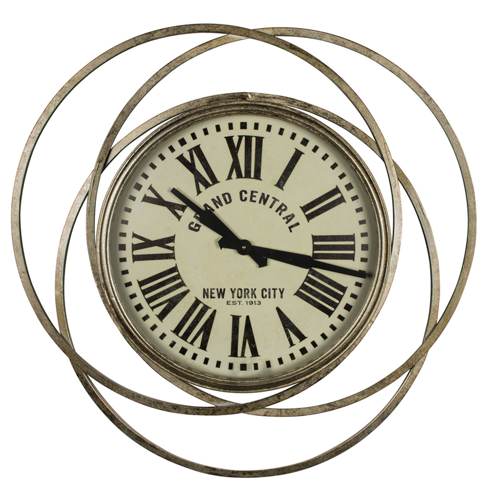 Grand Central Gold Large Wall Clock a - Interior Flair