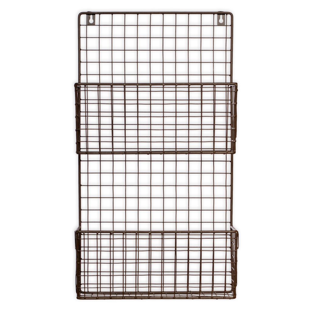 Vintage Industrial Style Wire Rack - Interior Flair