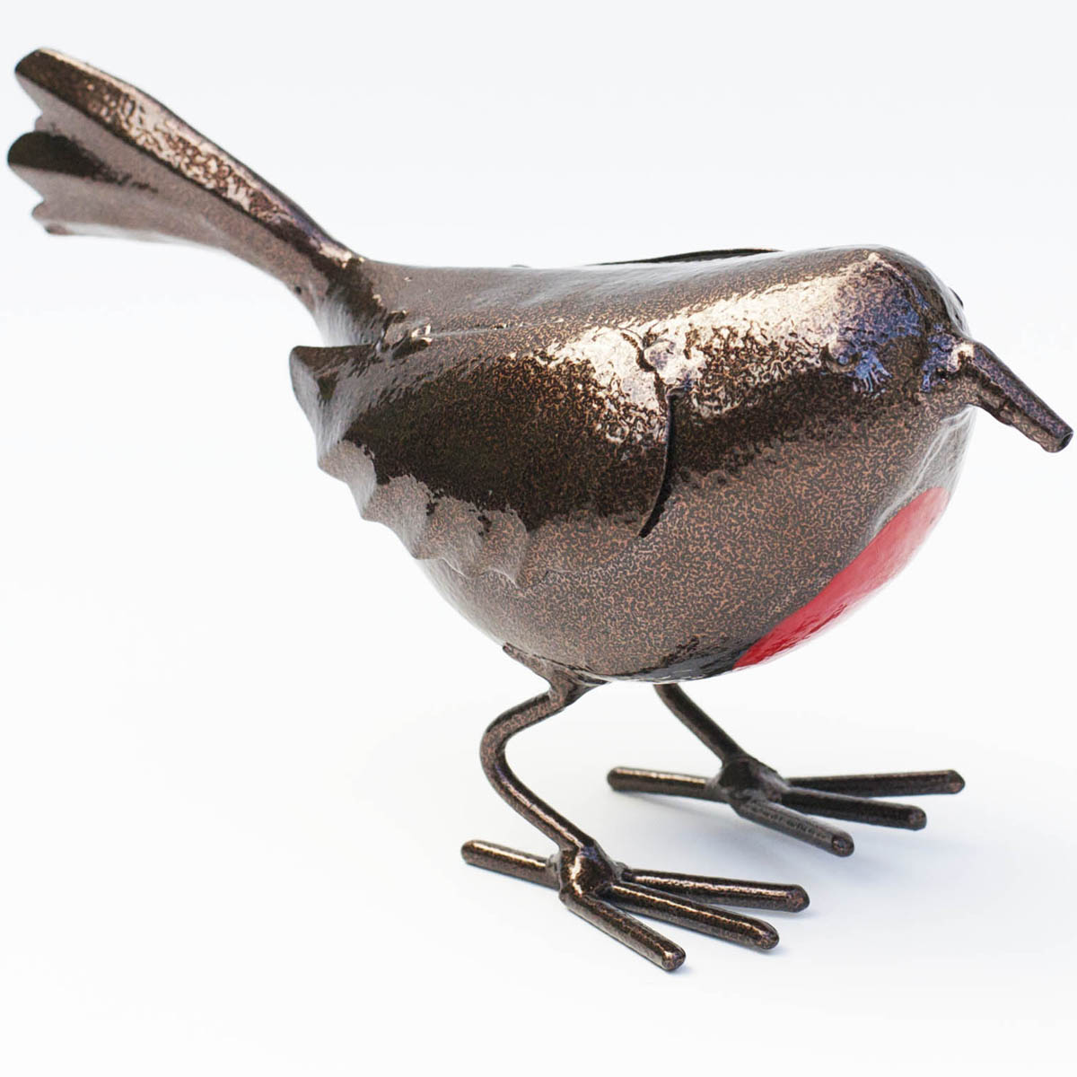 Standing Robin Metal Outdoor Ornament - Interior Flair