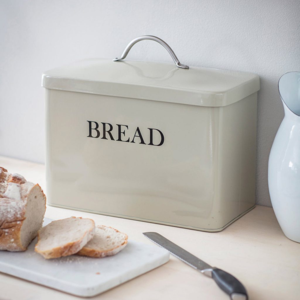 Vintage Style Cream Bread Bin - Interior Flair