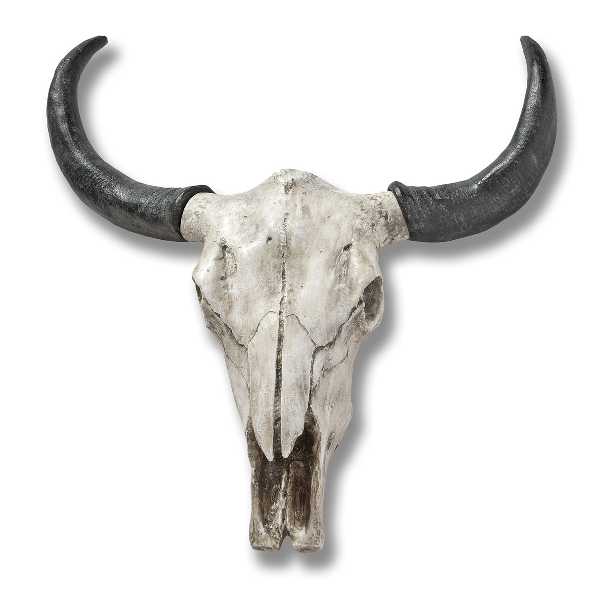 17987 Large Ox Skull Wall Art Decoration - Interior Flair