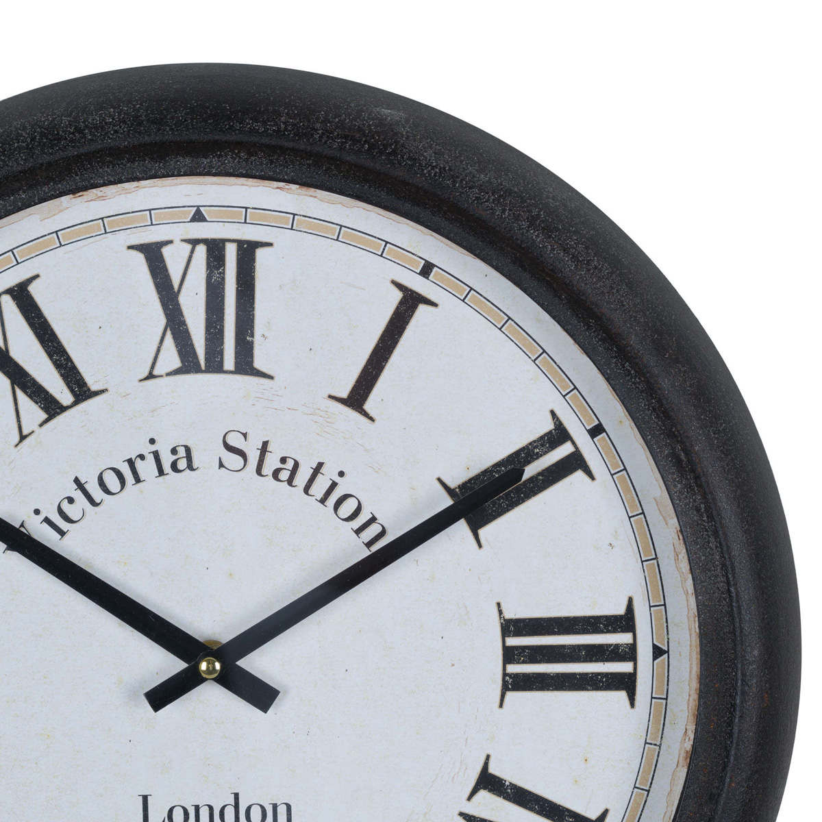 19481-a Vintage Style London Victoria Wall Clock - Interior Flair