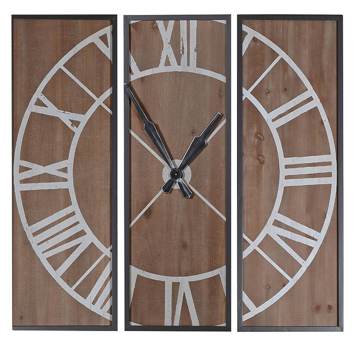 FBA051 Extra Large Panel Square Wall Clock - Interior Flair
