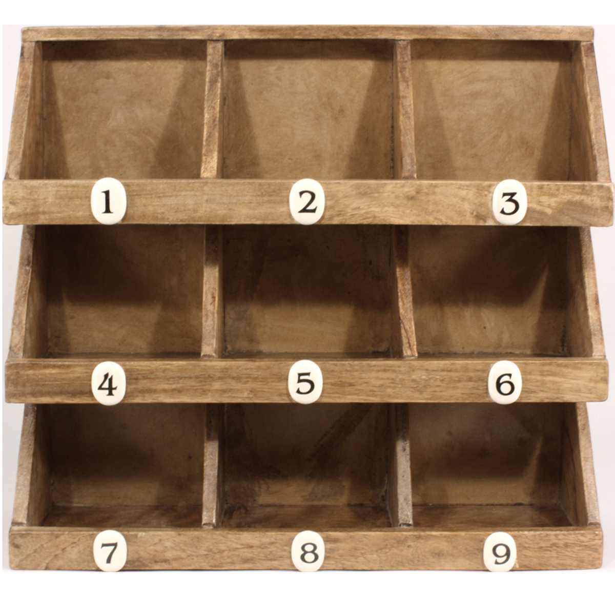 FA008 Solid Wood Open Display Unit - Interior Flair