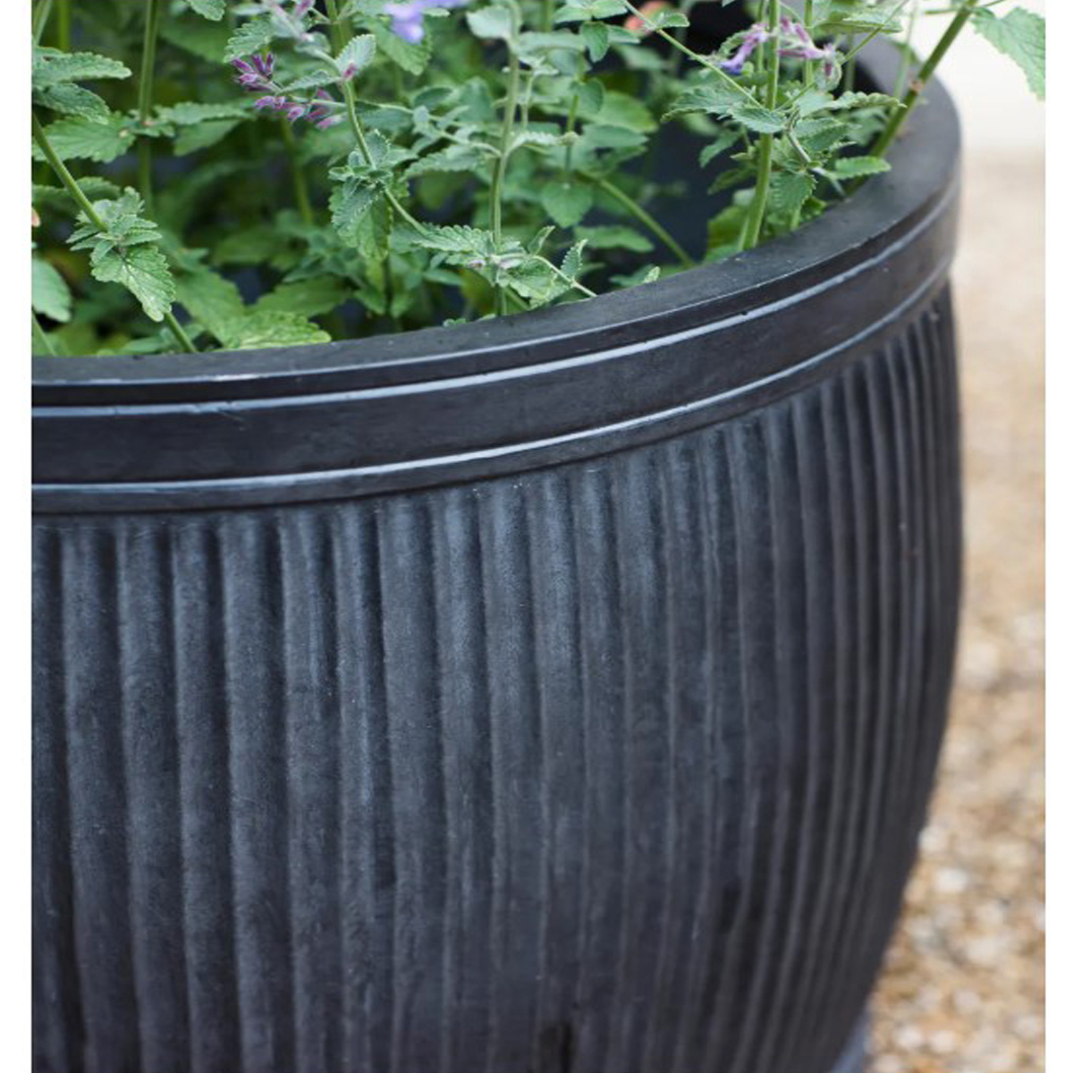 BTPL01S a Hand Made Grey Garden Planter - Interior Flair