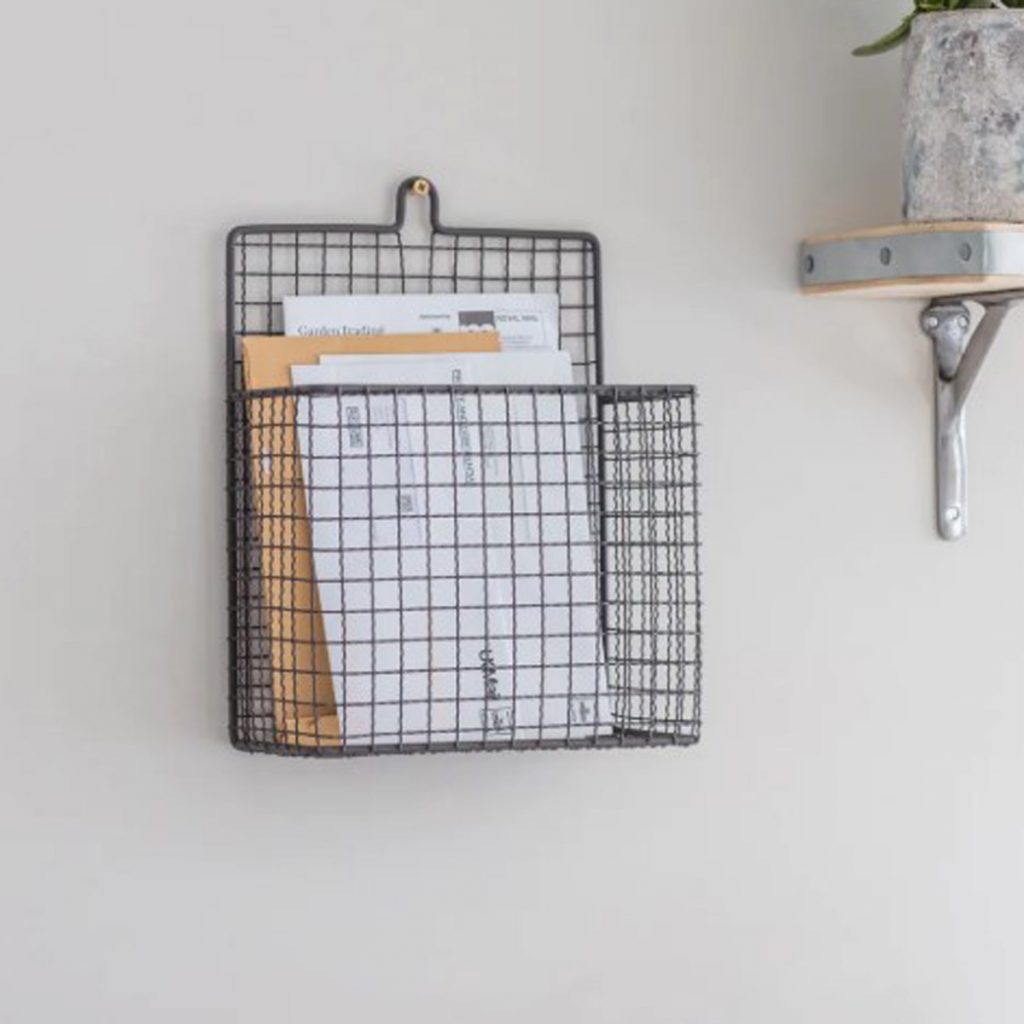 Vintage Style Wire Filing Letter Rack - Interior Flair