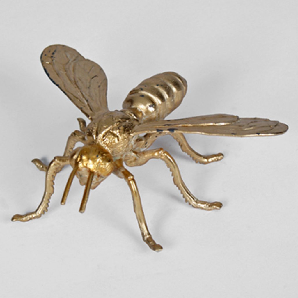 Antique Gold Queen Bee Ornament - Interior Flair
