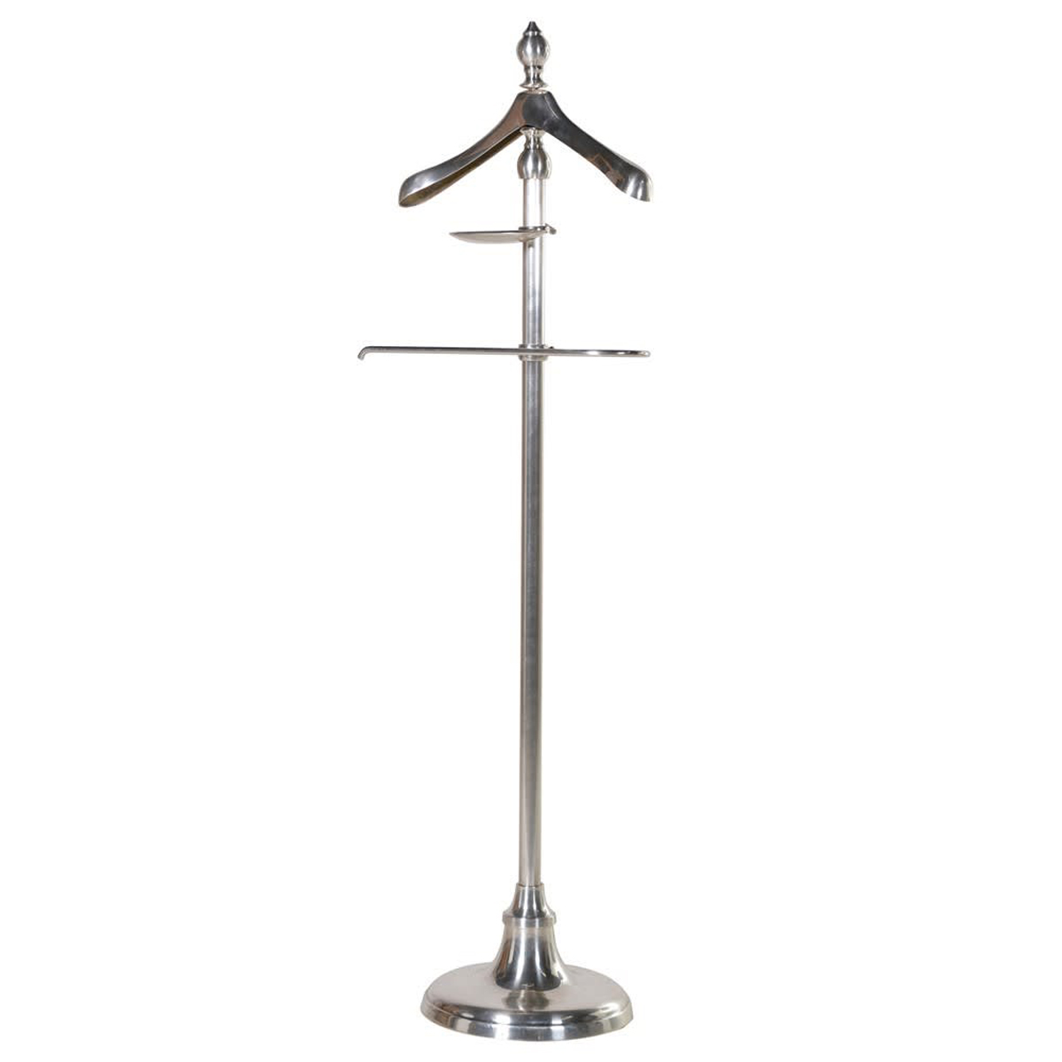 UXP023 Antique Silver Metal Clothes Stand - Interior Flair