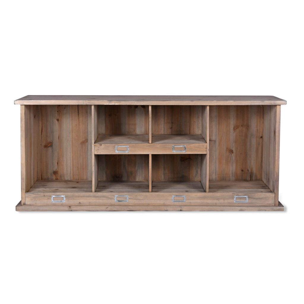 Rustic Brown Shoe Boot Locker - Interior Flair